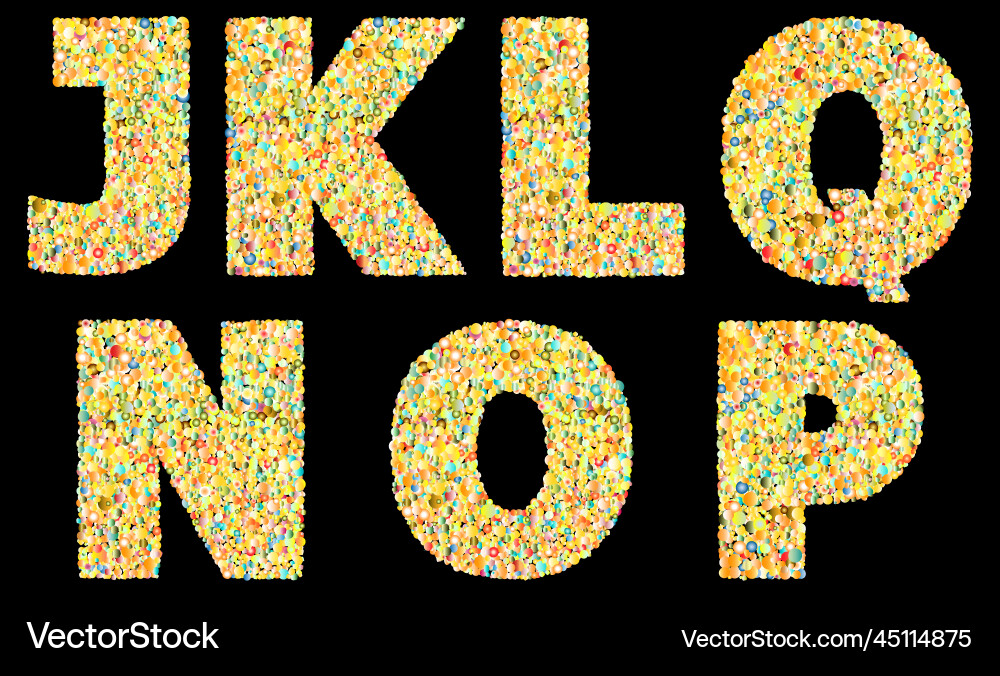 Font Royalty Free Vector Image - VectorStock