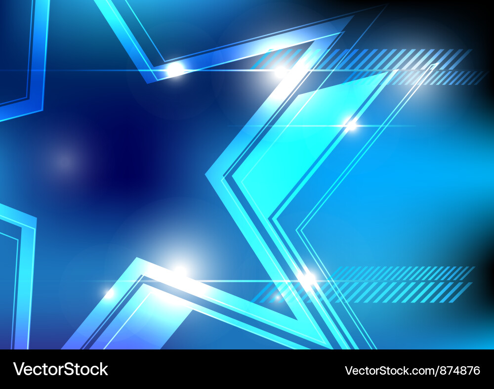 Shiny star background design Royalty Free Vector Image