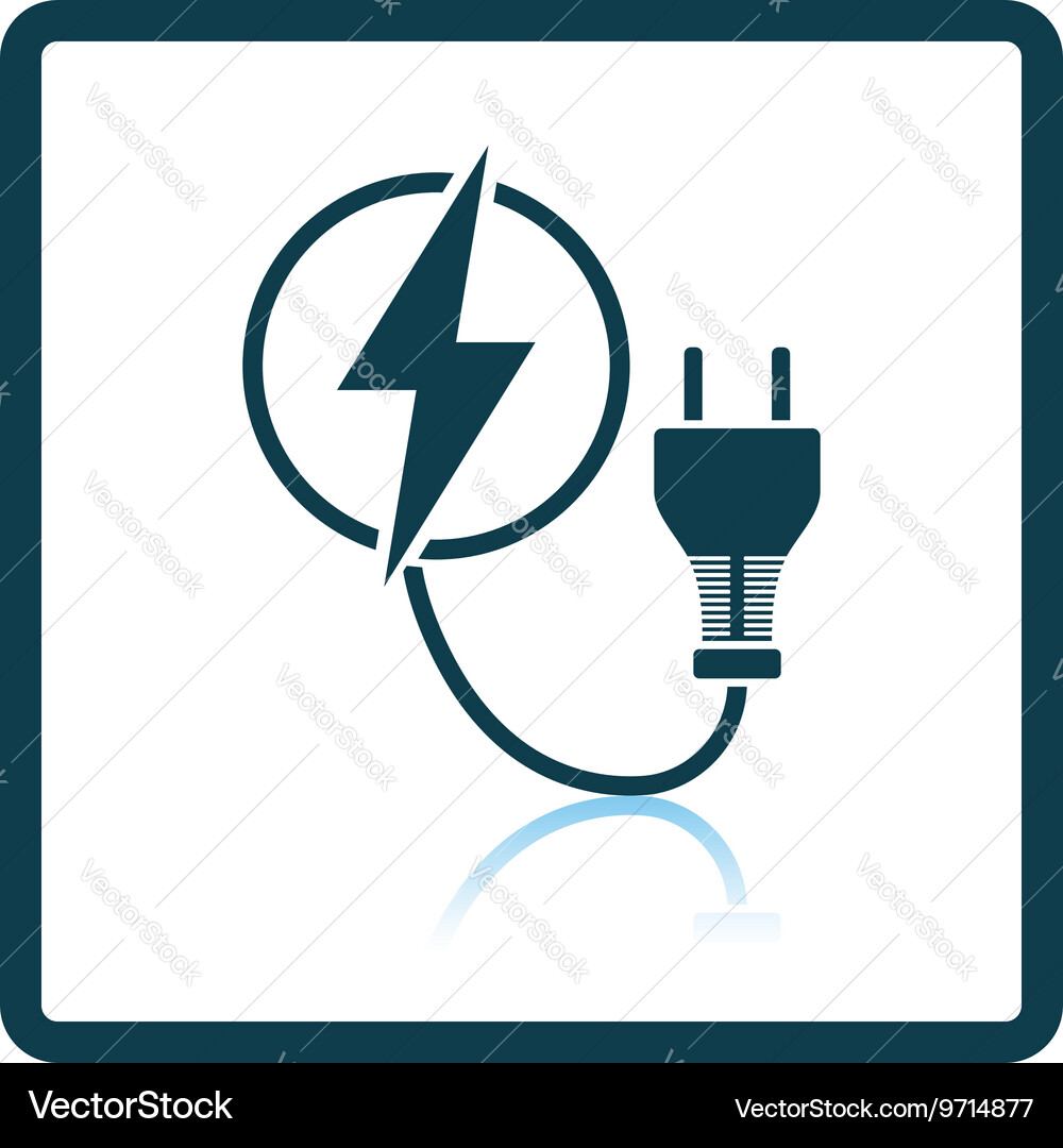 Electric plug icon Royalty Free Vector Image - VectorStock