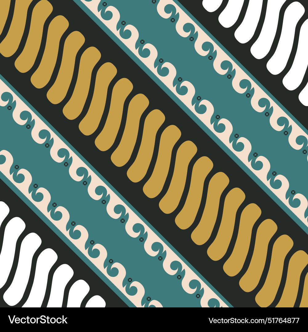 Seamless batik pattern motif indonesia design Vector Image