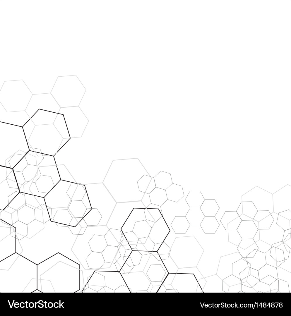 Molecule on the white background Royalty Free Vector Image