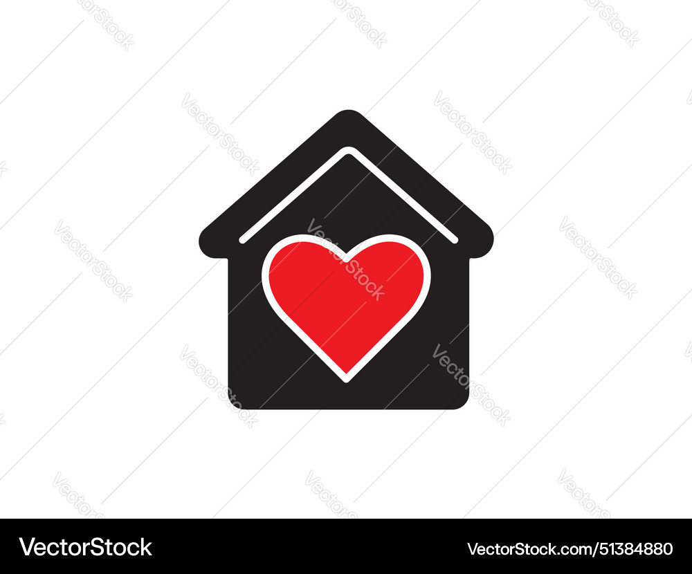Icon a house representation isolated against Vector Image