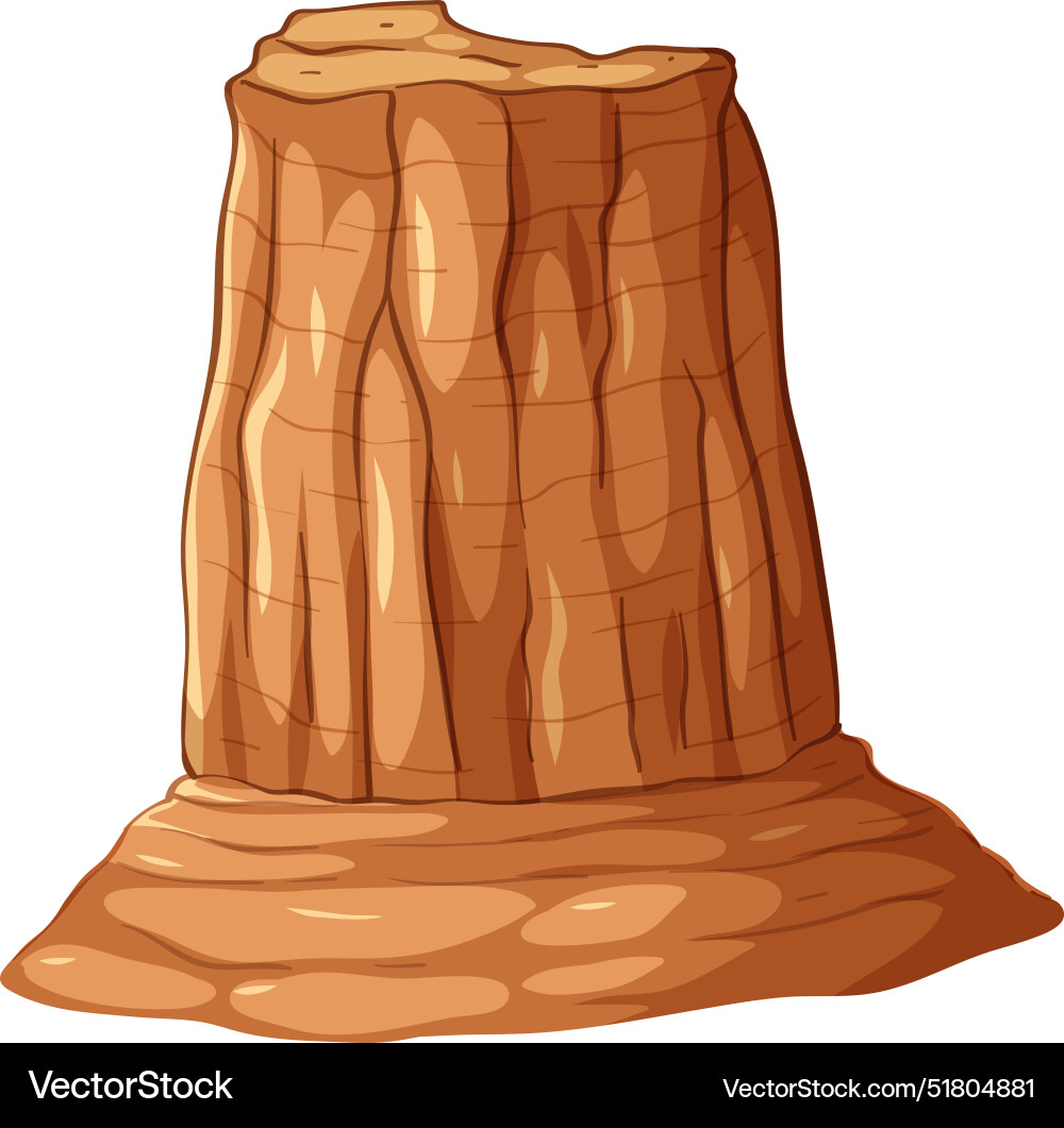 A detailed of landform Royalty Free Vector Image
