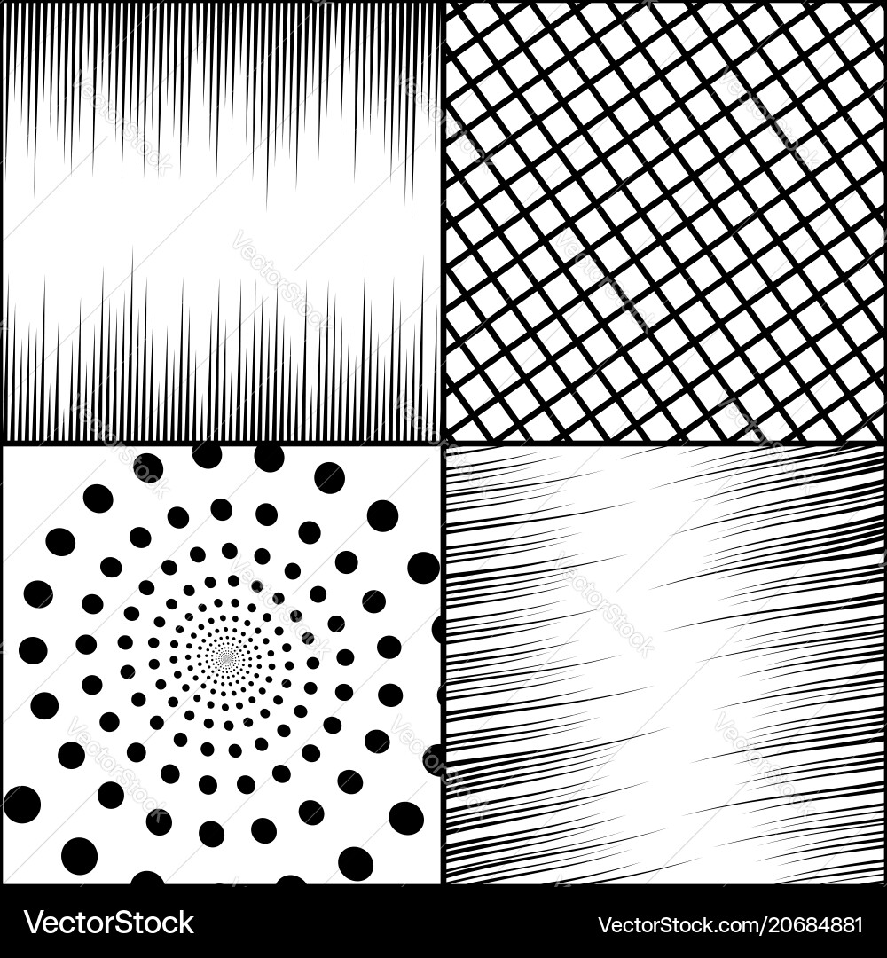 Comic book square monochrome concept Royalty Free Vector