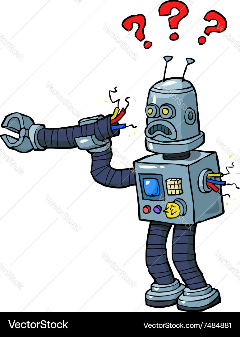 Broken Robots Vector Images (over 1,400)