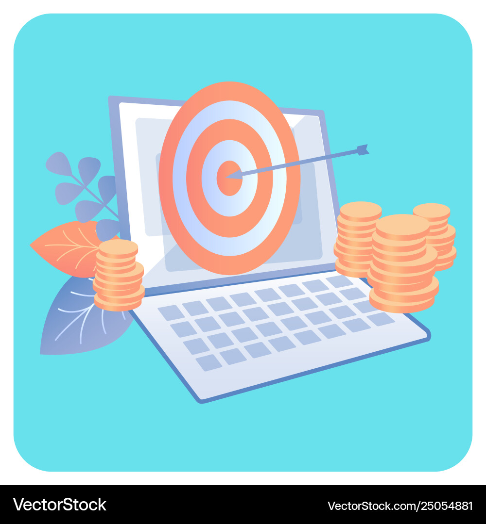 Digital marketing campaign Royalty Free Vector Image