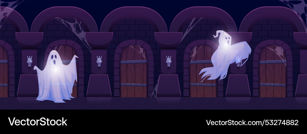 A halloween theme featuring group of evil Vector Image