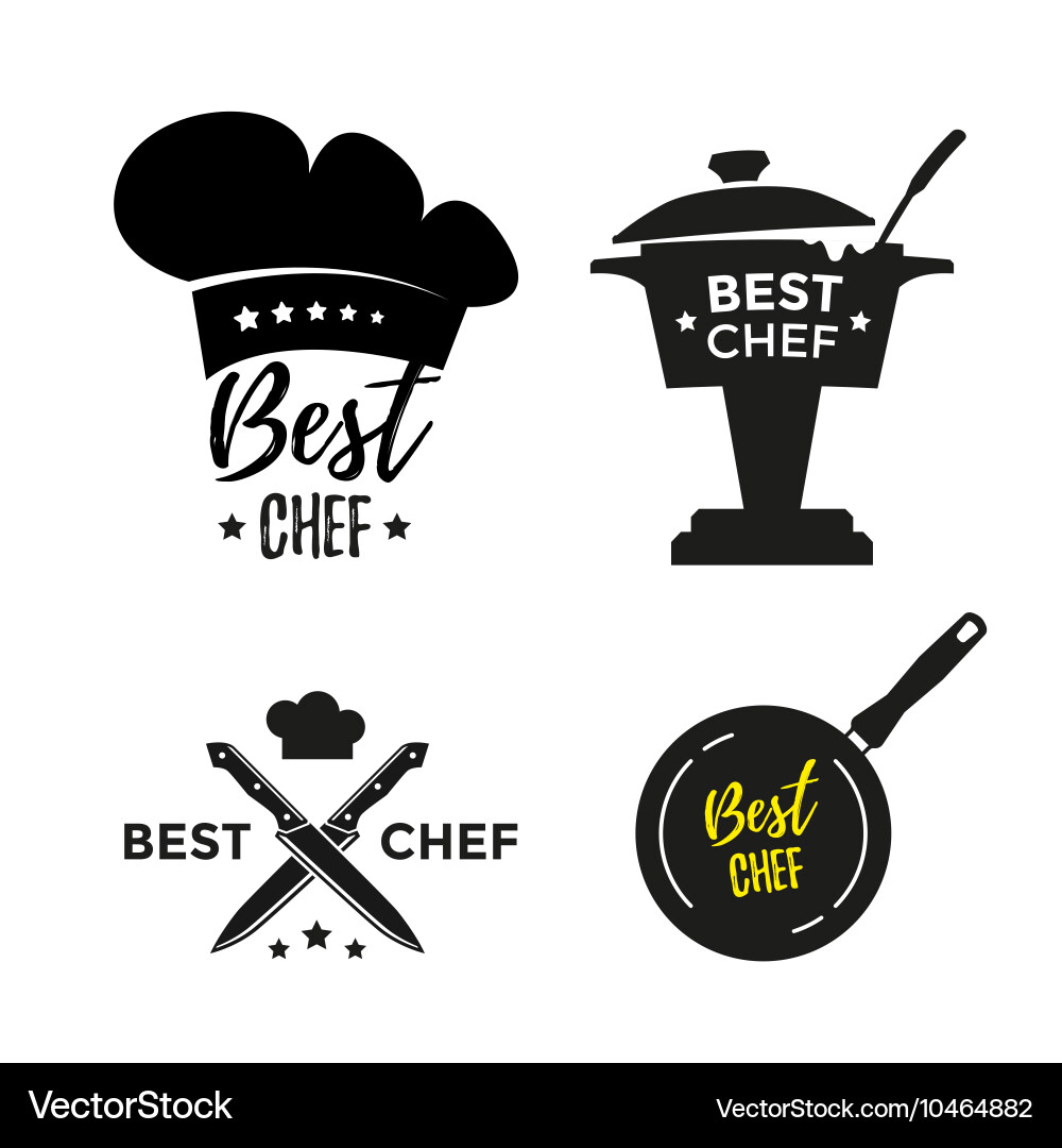 Best chef icons Royalty Free Vector Image - VectorStock