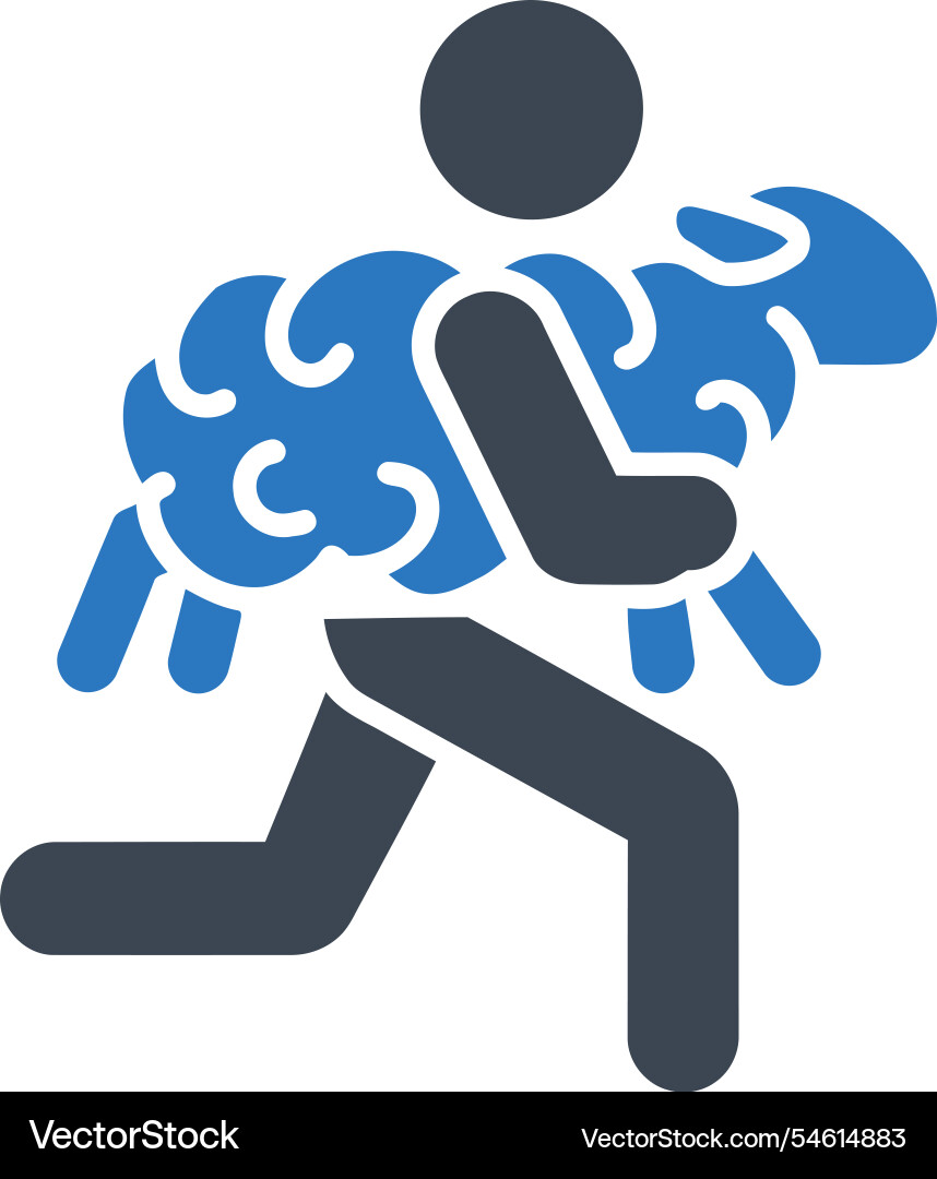 Carry sheep icon Royalty Free Vector Image - VectorStock