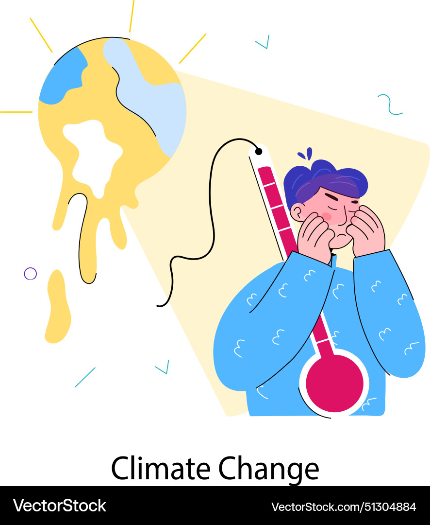 Climate change Royalty Free Vector Image - VectorStock