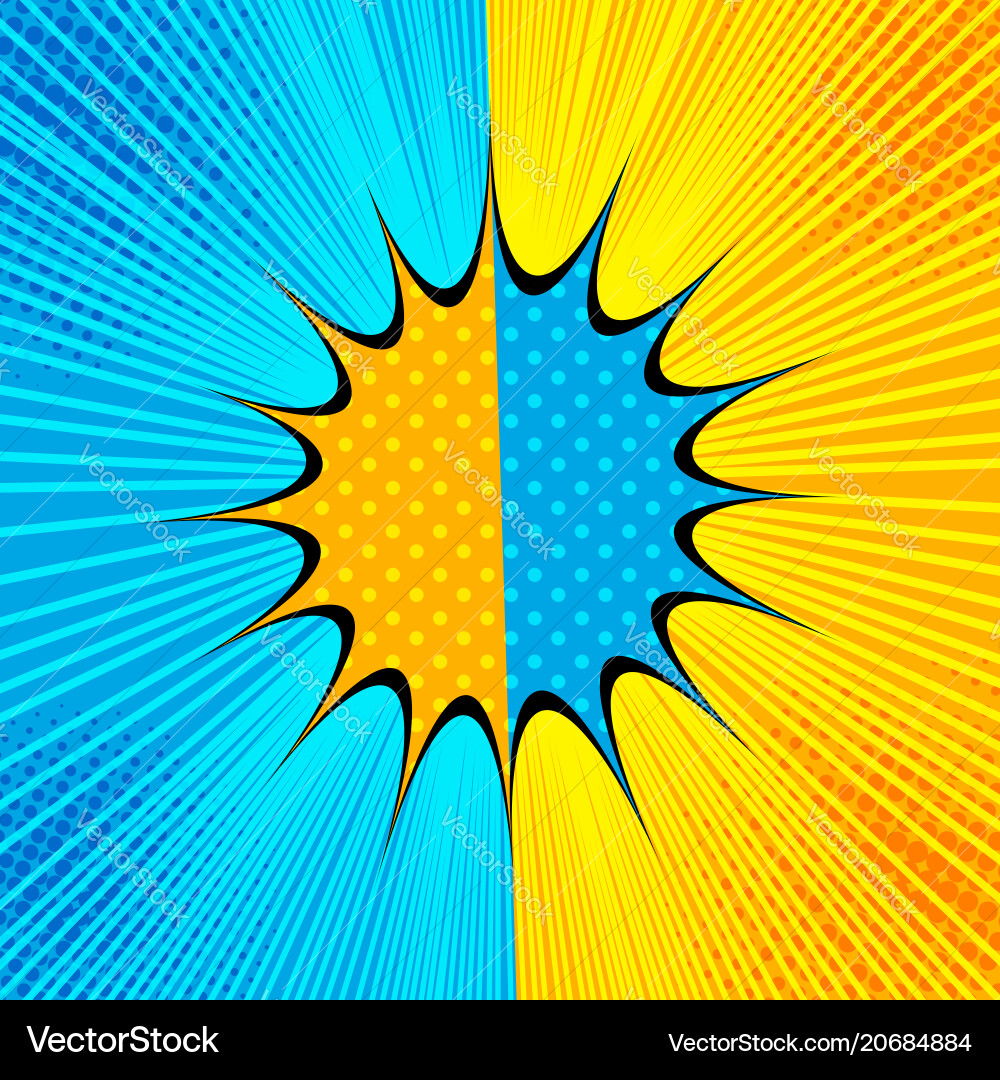 Comic divided template Royalty Free Vector Image
