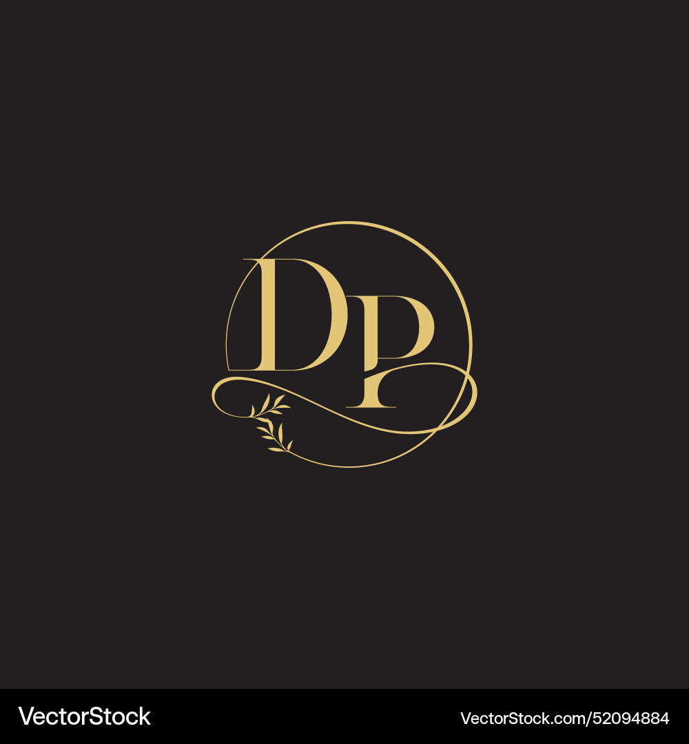 Luxury concept dp circle and organic style Vector Image