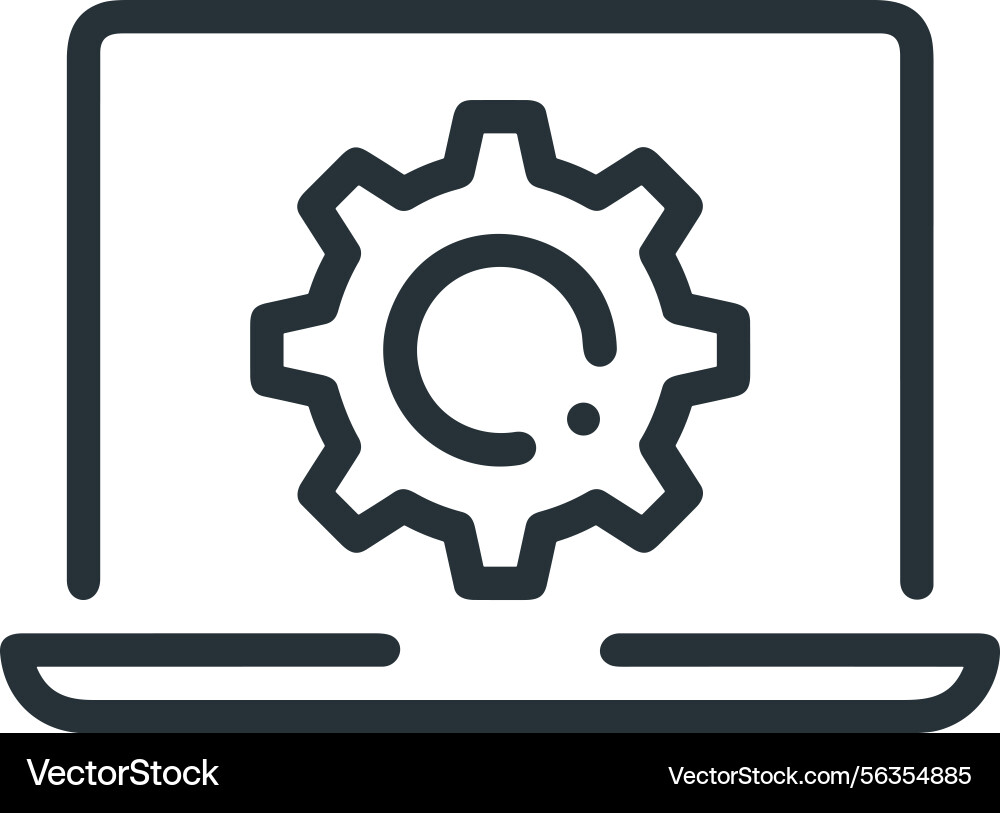 Computer icon symbol image Royalty Free Vector Image