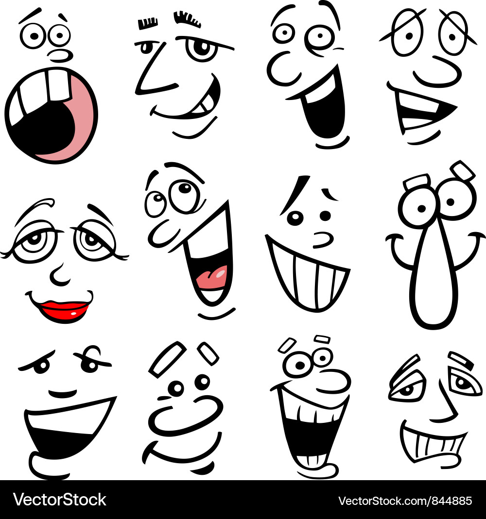 People emotions Royalty Free Vector Image - VectorStock