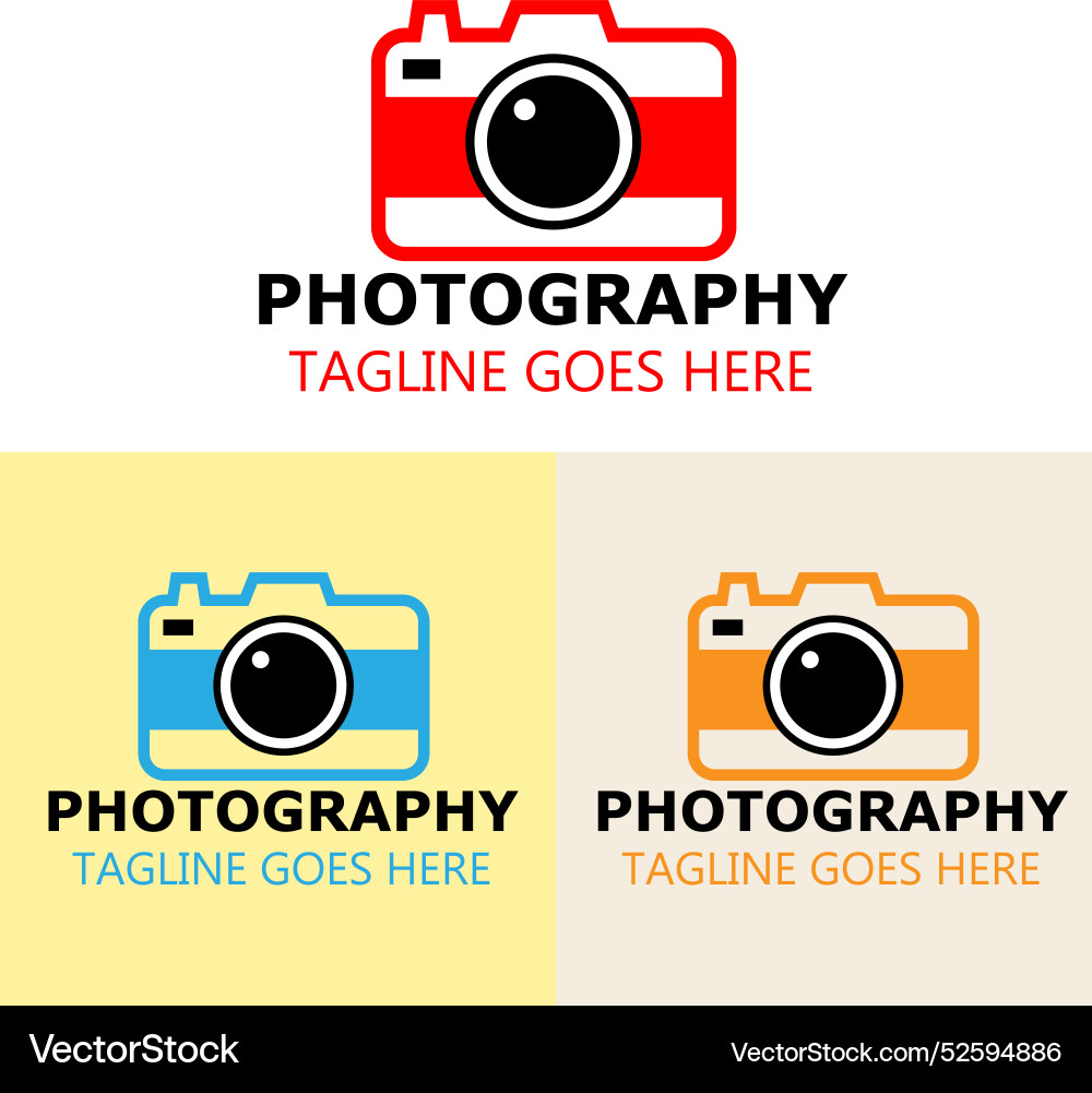 Foto-Logo-Design im Format Lizenzfreies Vektorbild