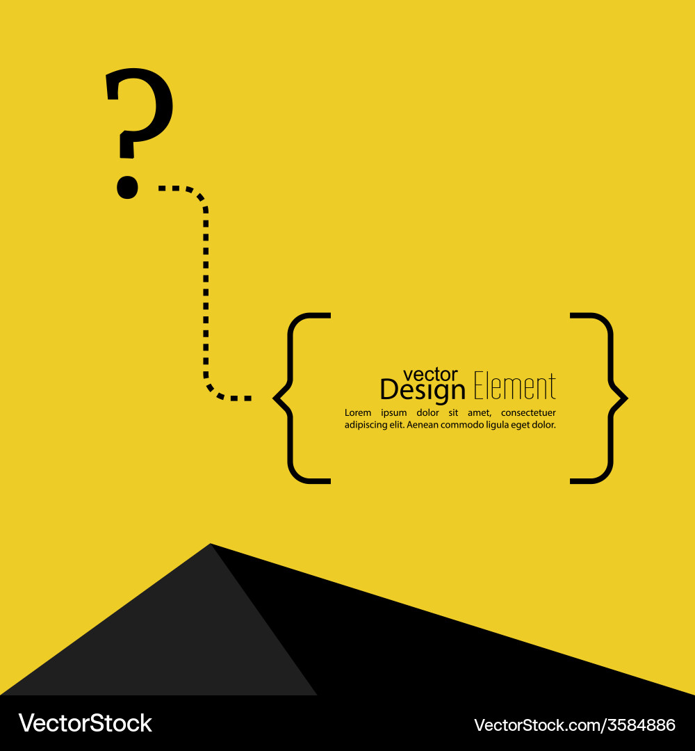 Question mark icon Royalty Free Vector Image - VectorStock