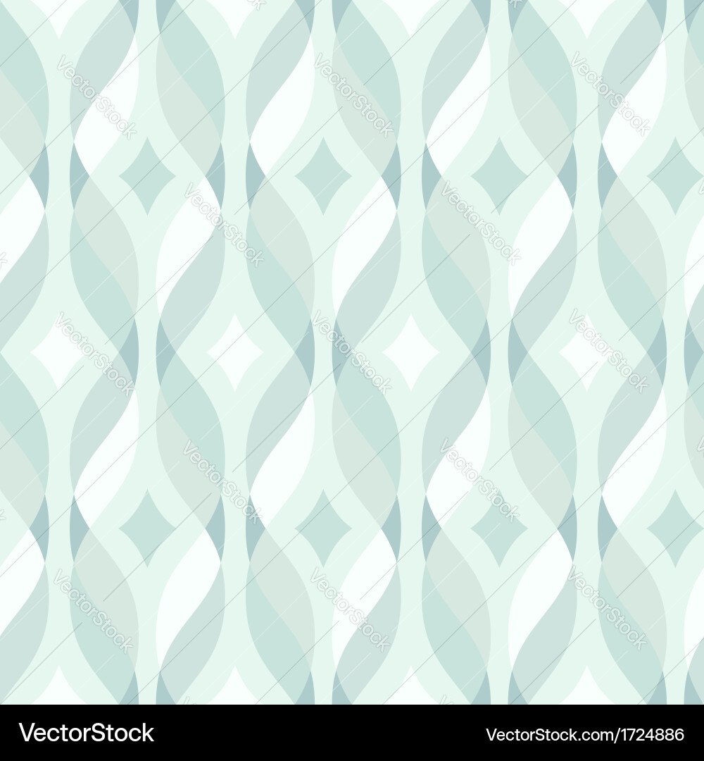 Seamless pattern with tangled waves Royalty Free Vector