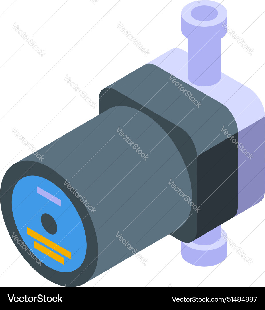 3d isometric of a modern electric Royalty Free Vector Image