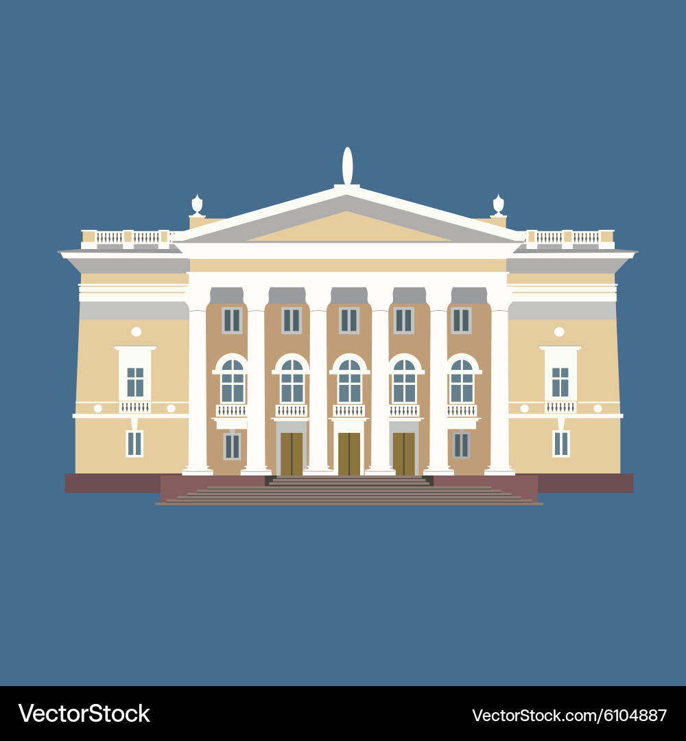 Vintage mansion Royalty Free Vector Image - VectorStock
