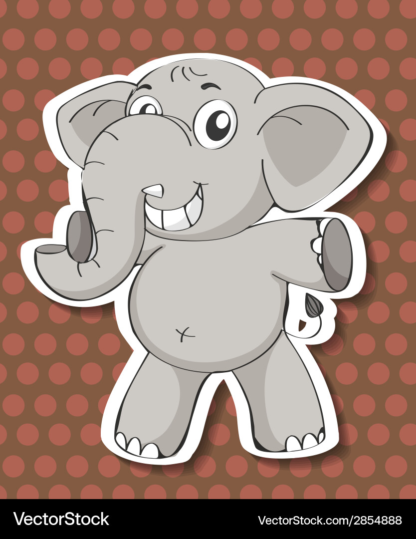 Elephant Royalty Free Vector Image - VectorStock