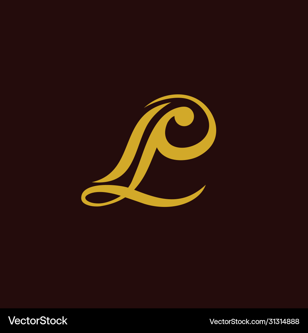 Lp logo Royalty Free Vector Image - VectorStock