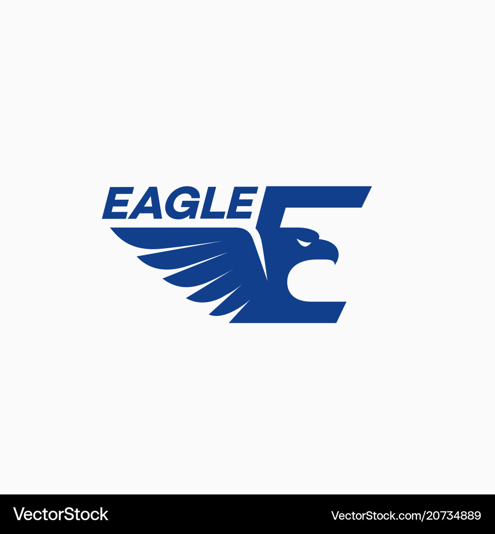 Eagle logo Royalty Free Vector Image - VectorStock