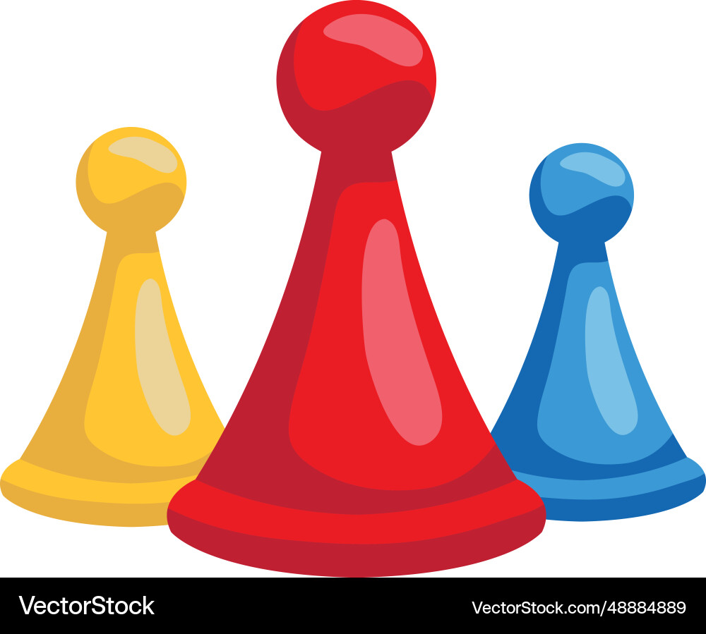 Game ludo tokens Royalty Free Vector Image - VectorStock
