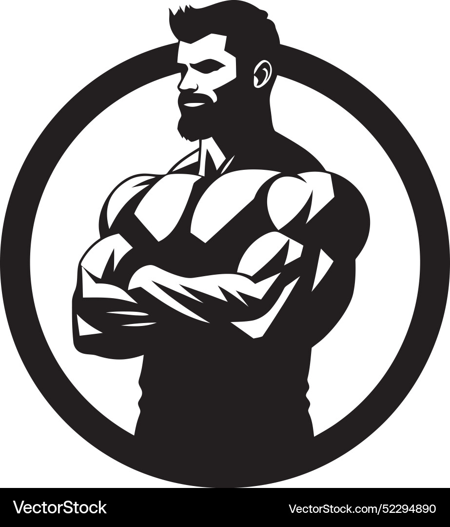 Athletic black athlete Royalty Free Vector Image