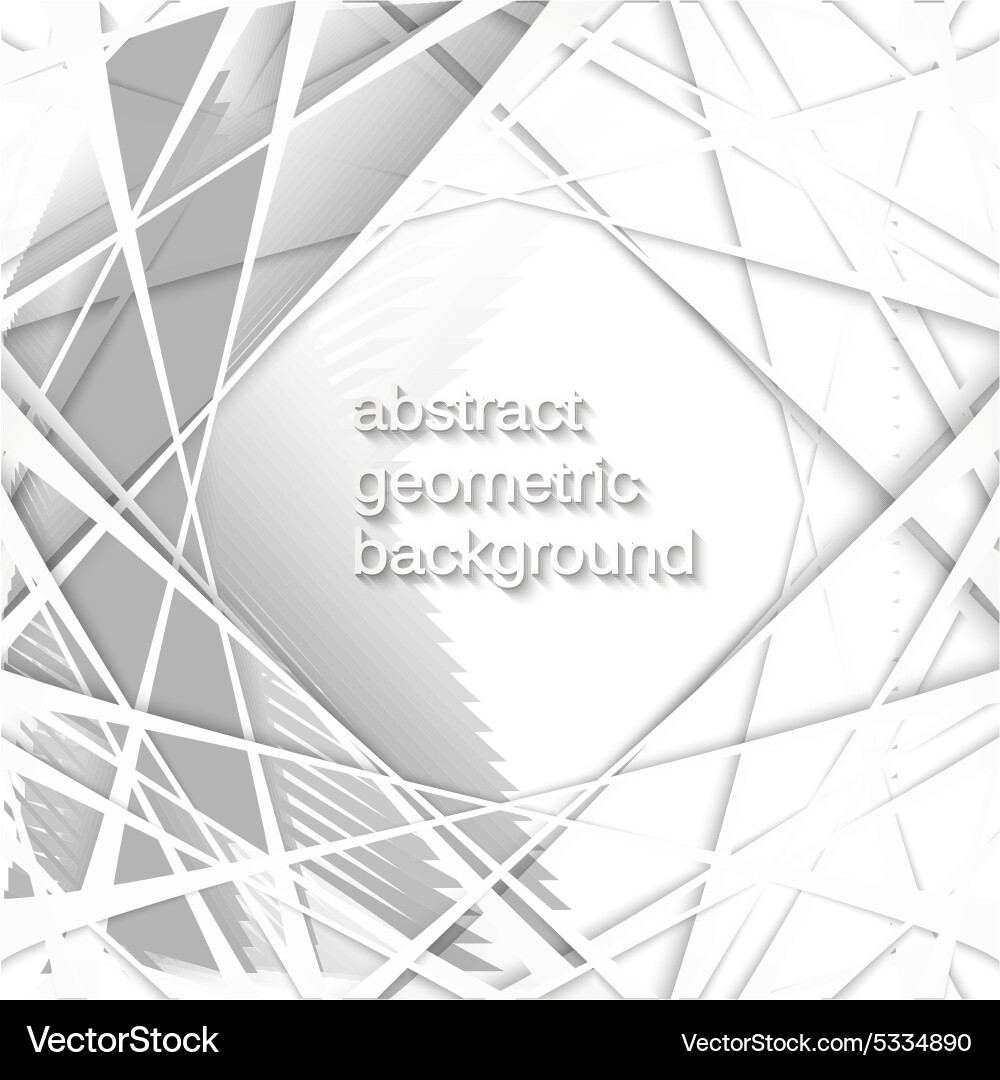 White Geometric Abstract Background – Royalty-Free Vector | VectorStock
