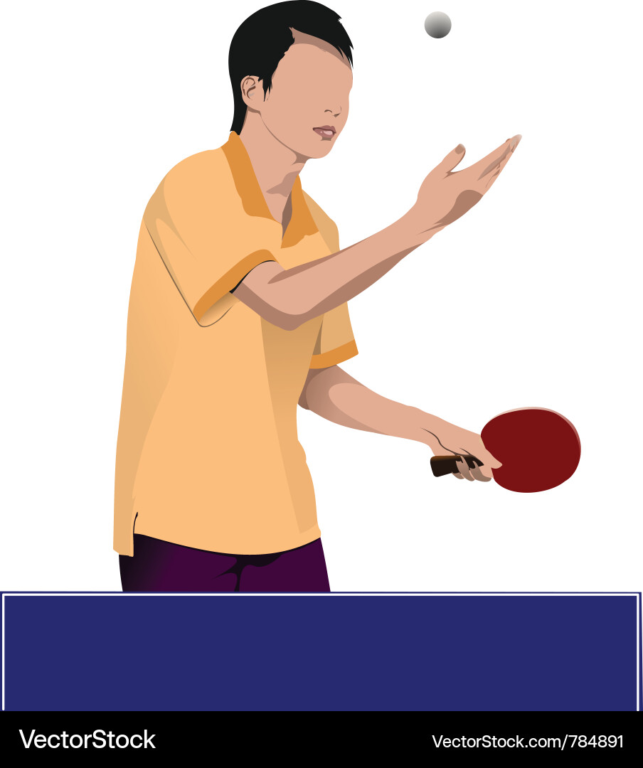 Ping pong Royalty Free Vector Image - VectorStock