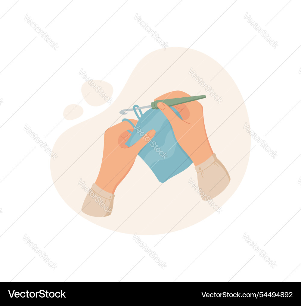 Hands knitting icon Royalty Free Vector Image - VectorStock