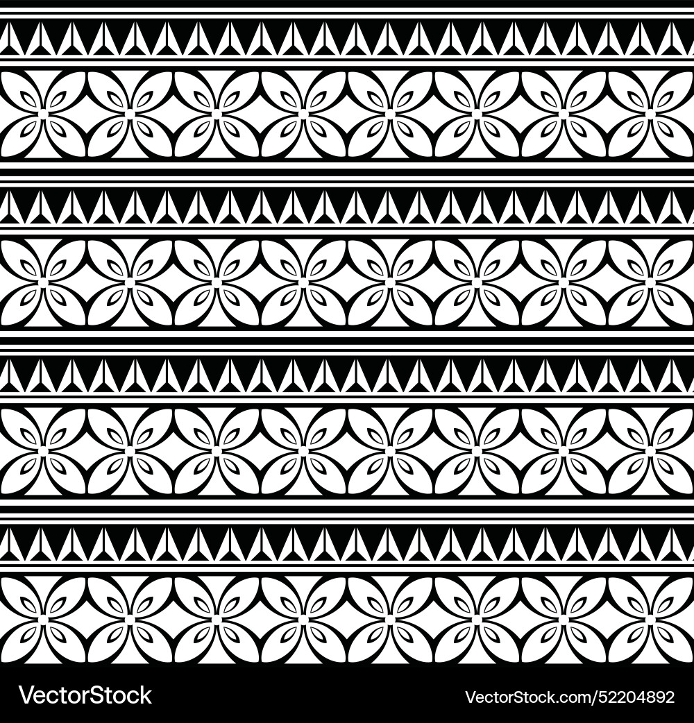 Polynesian tattoo tribal background design samoan Vector Image