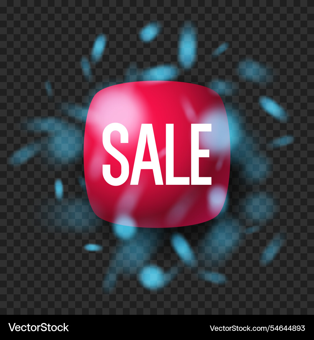 An image to advertise the sale elements Royalty Free Vector