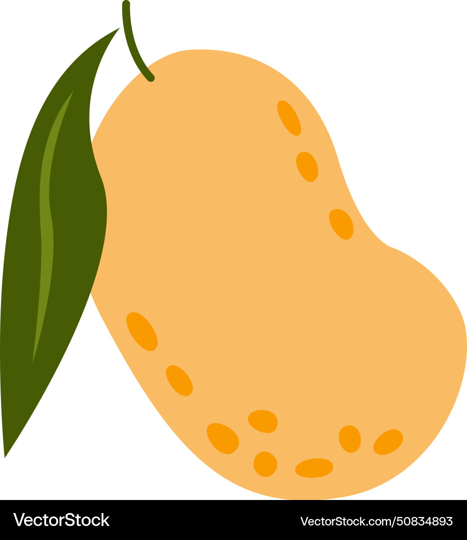 Mango tropical fruit Royalty Free Vector Image