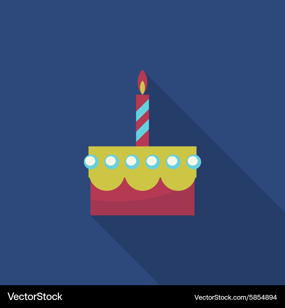 Birthday cake Royalty Free Vector Image - VectorStock