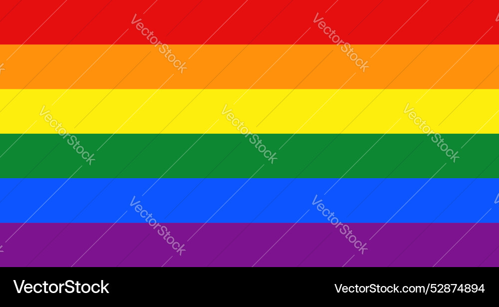 Lgbt pride rainbow flag Royalty Free Vector Image