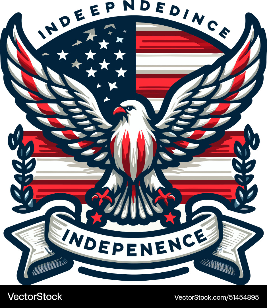 American eagle design with bald eagle like that Vector Image