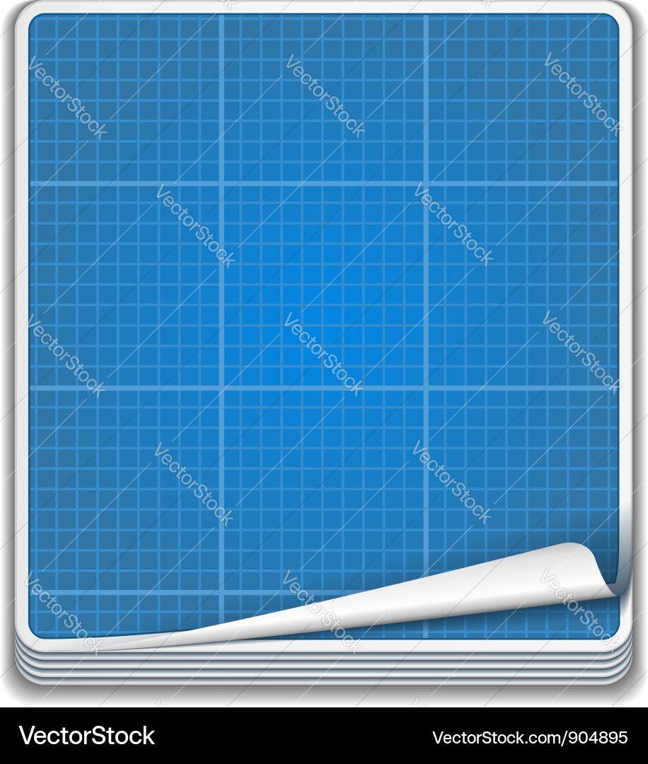 Blueprint icon Royalty Free Vector Image - VectorStock