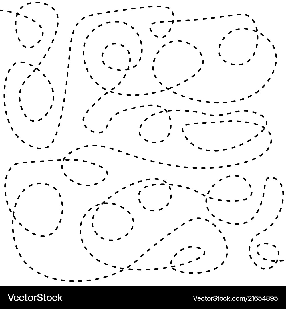 Dotted Line Pattern Royalty Free Vector Image - VectorStock