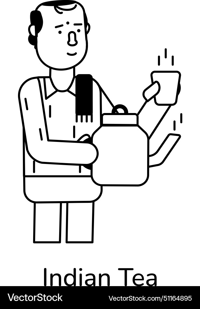 Indian tea Royalty Free Vector Image - VectorStock