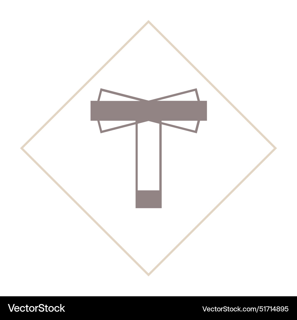 Minimalist letter mark logo Royalty Free Vector Image