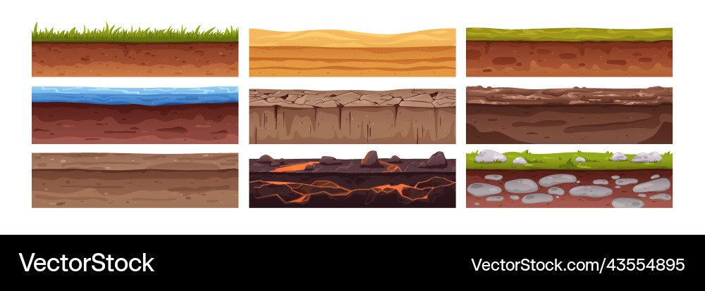 Section soil texture Vector Images & Graphics for Commercial Use ...