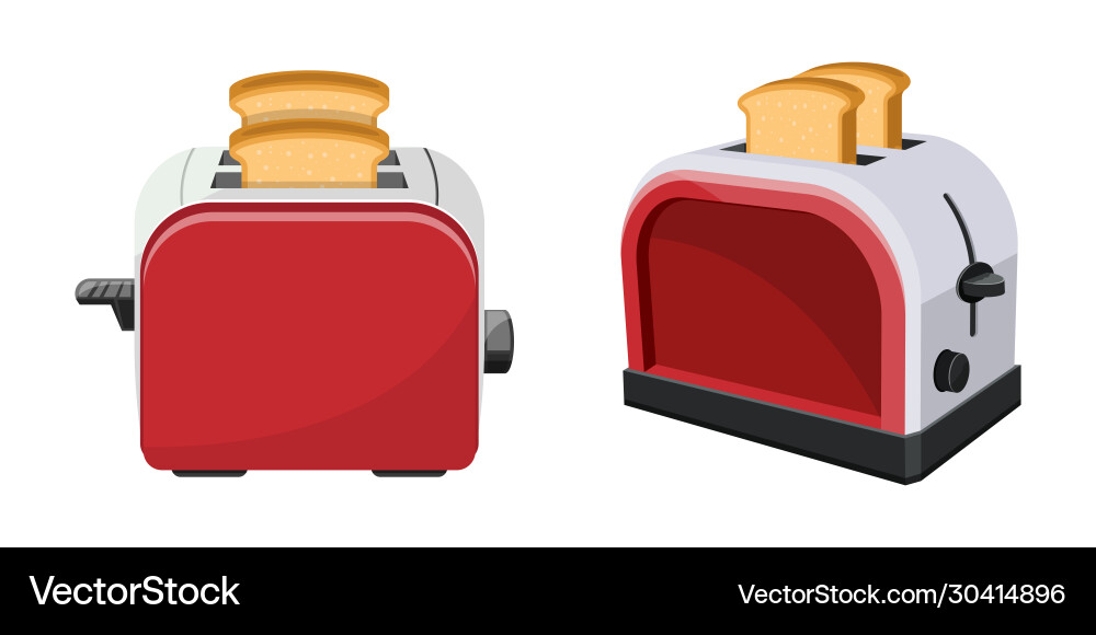 Bread toaster Royalty Free Vector Image - VectorStock