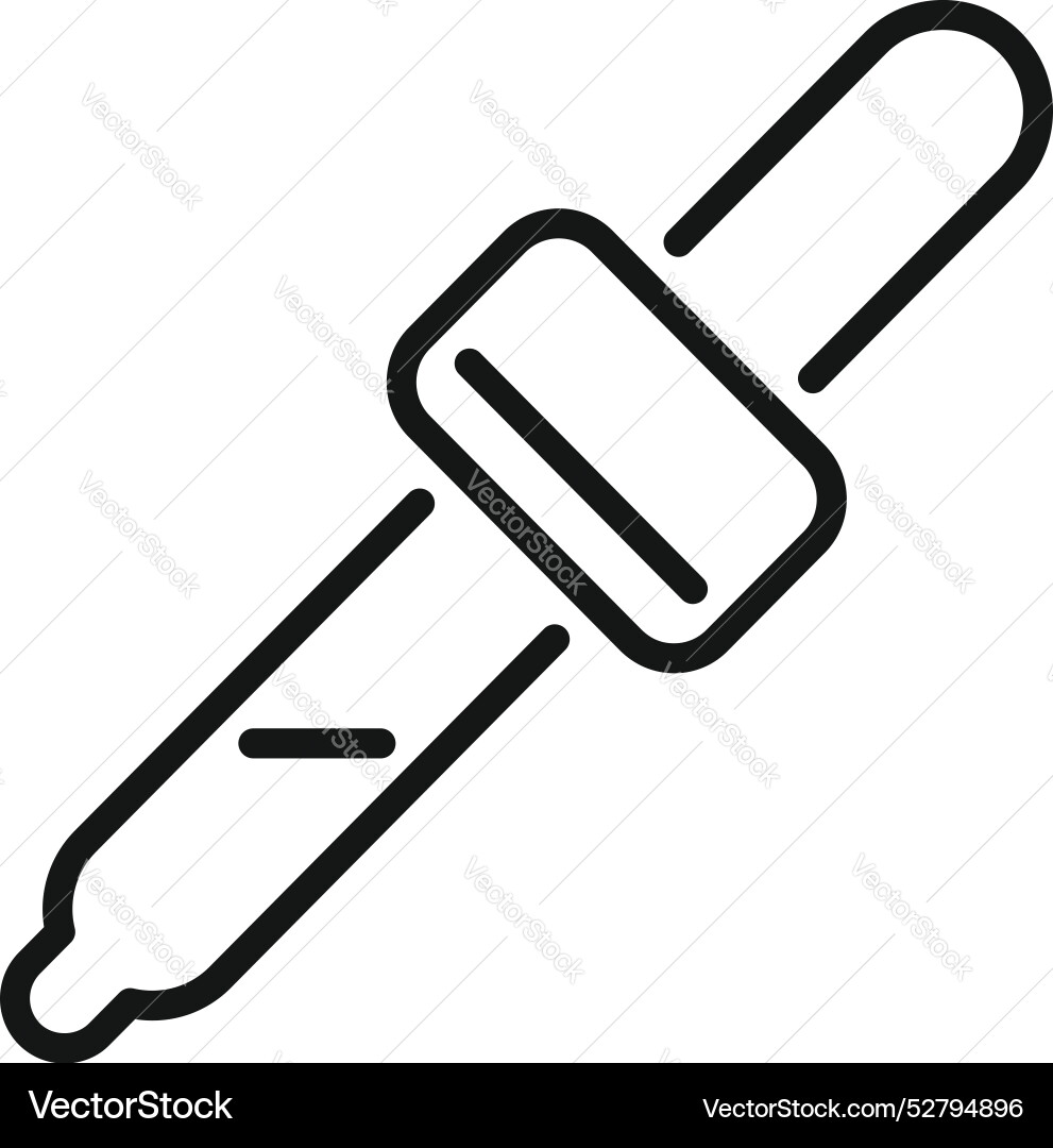 Chemistry pipette dropper measuring liquid Vector Image
