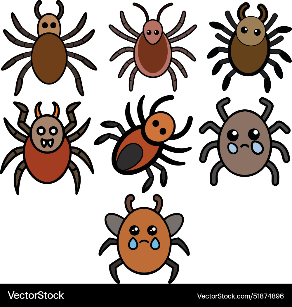 Western blacklegged tick design animal Royalty Free Vector