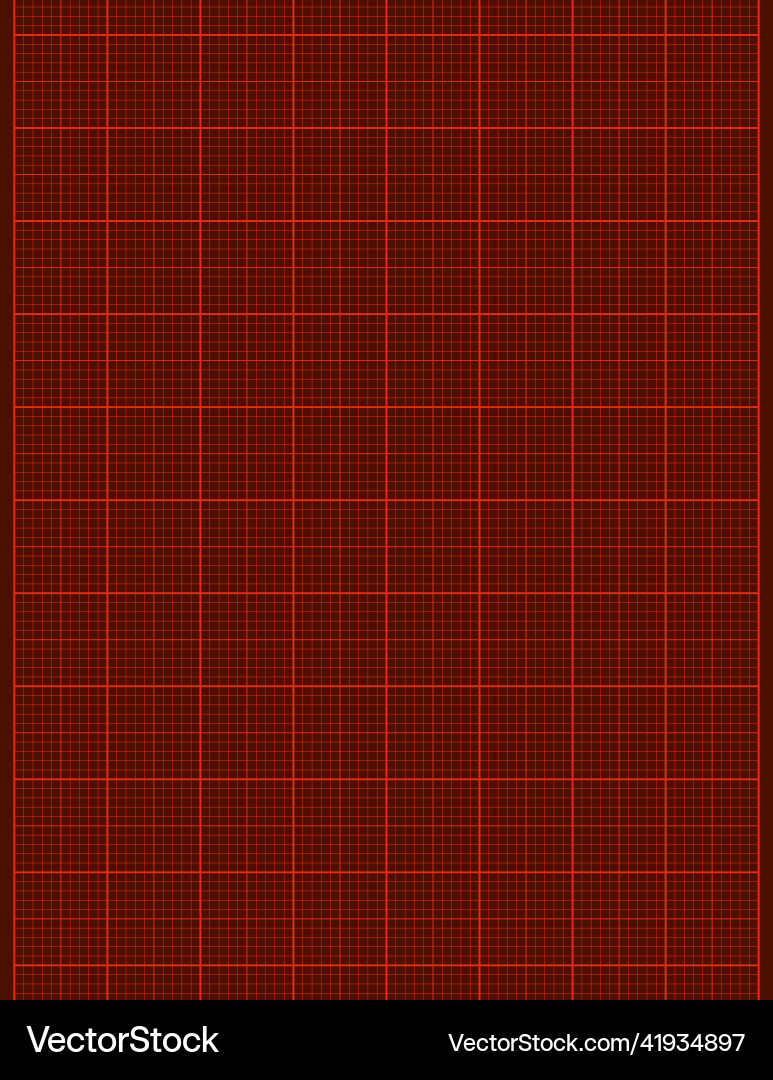 Graph paper printable millimeter grid Royalty Free Vector
