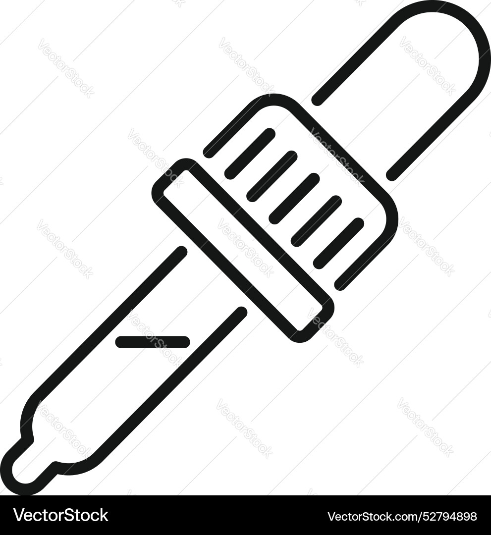 Pipette icon chemical dropper symbol Royalty Free Vector