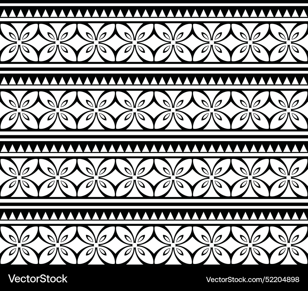 Polynesian tattoo tribal background design samoan Vector Image