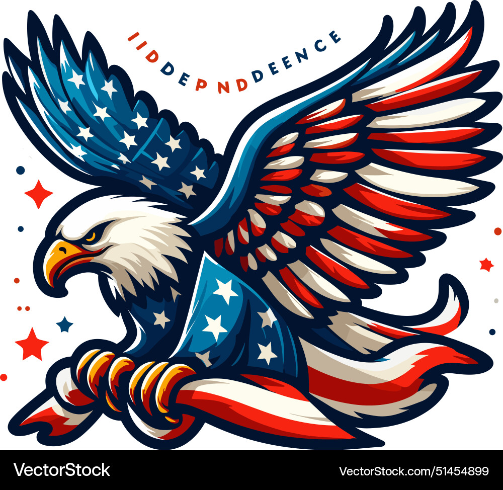 American eagle design with bald eagle like that Vector Image
