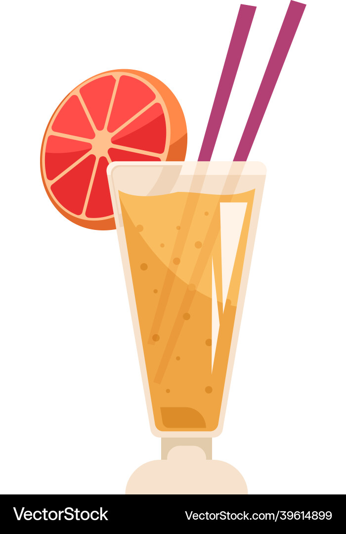 Cocktail cartoon Royalty Free Vector Image - VectorStock